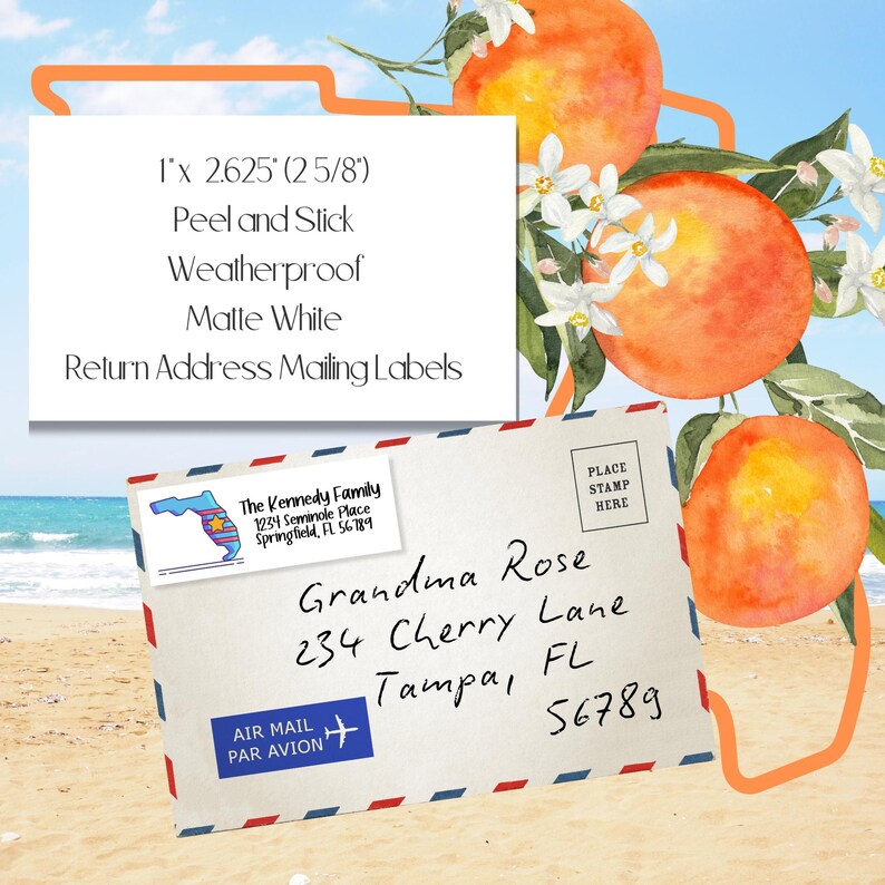 Florida State Mailing Labels | Sunshine State Mailing Labels | Florida ...