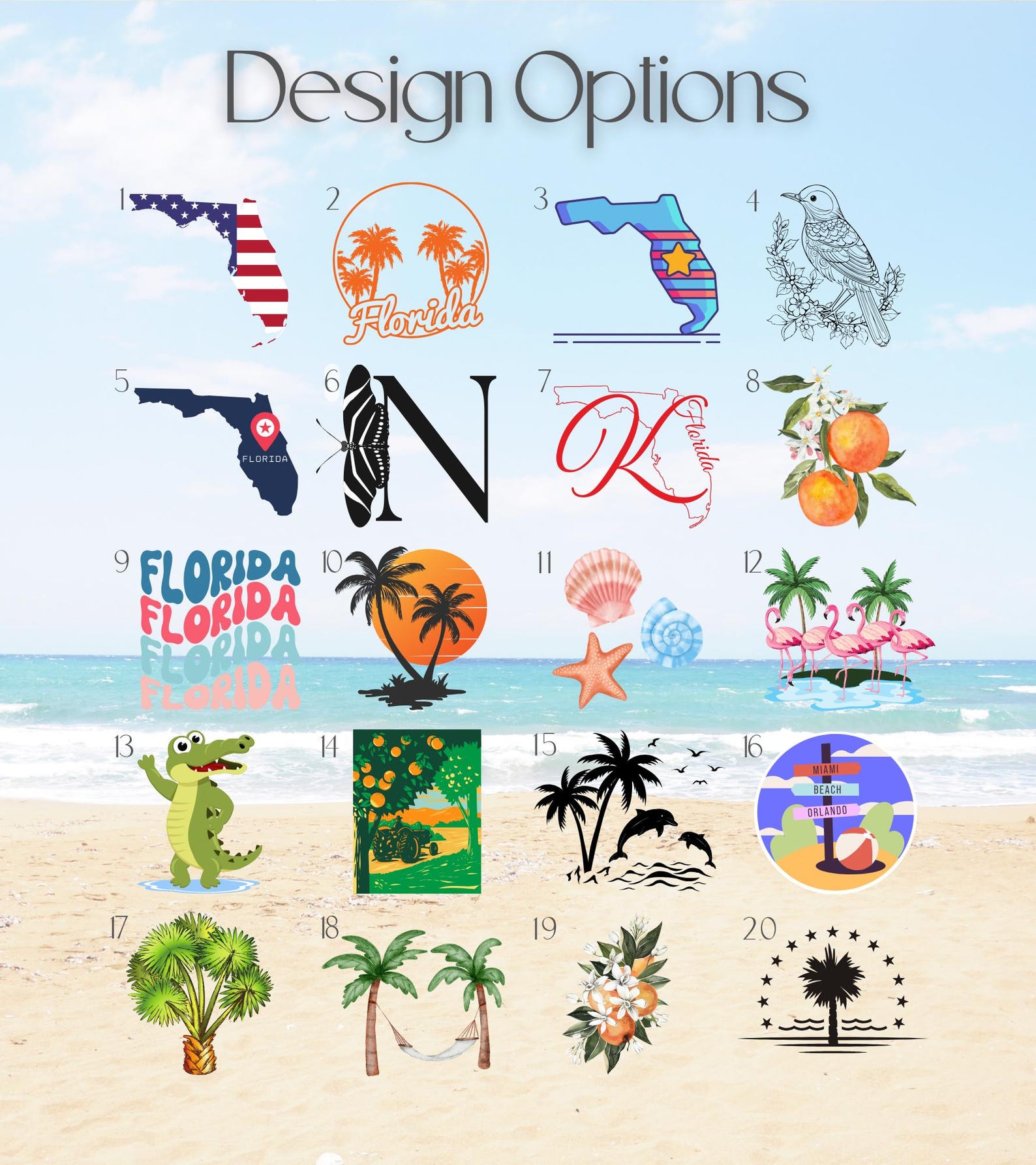 Florida State Mailing Labels | Sunshine State Mailing Labels | Florida ...