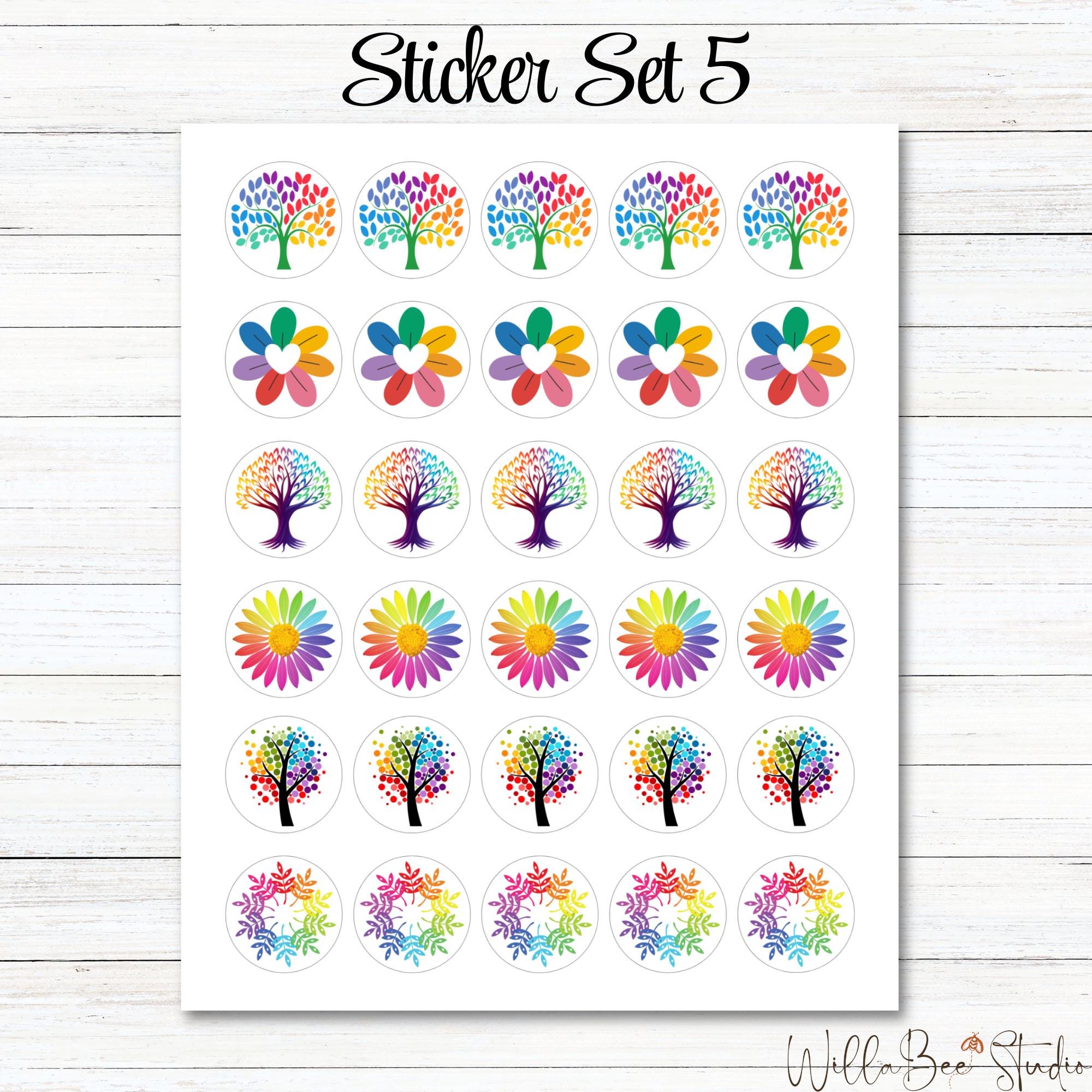 Rainbow Pride Stickers | Rainbow Pride Label | Classic Rainbow Pride ...