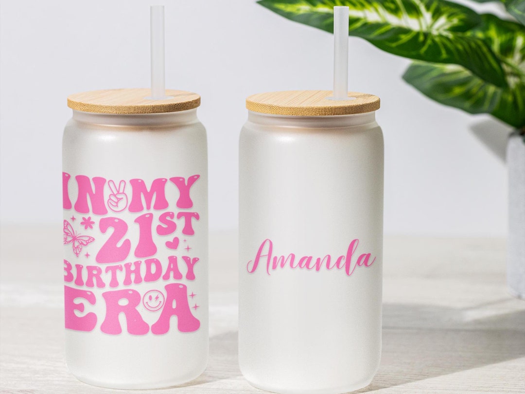 In My 21st Birthday Era, Gifts for 21 Years Old, Turning 21 Frosted ...