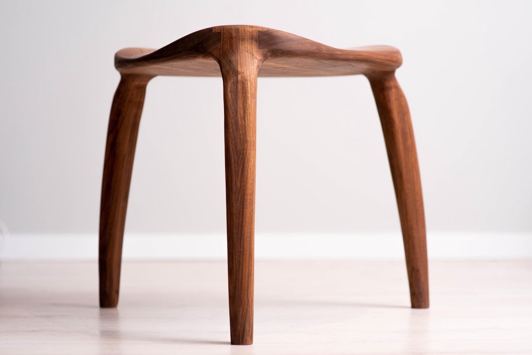 Handmade Solid Walnut Guitar Pick Stool: Maloof Style - Etsy