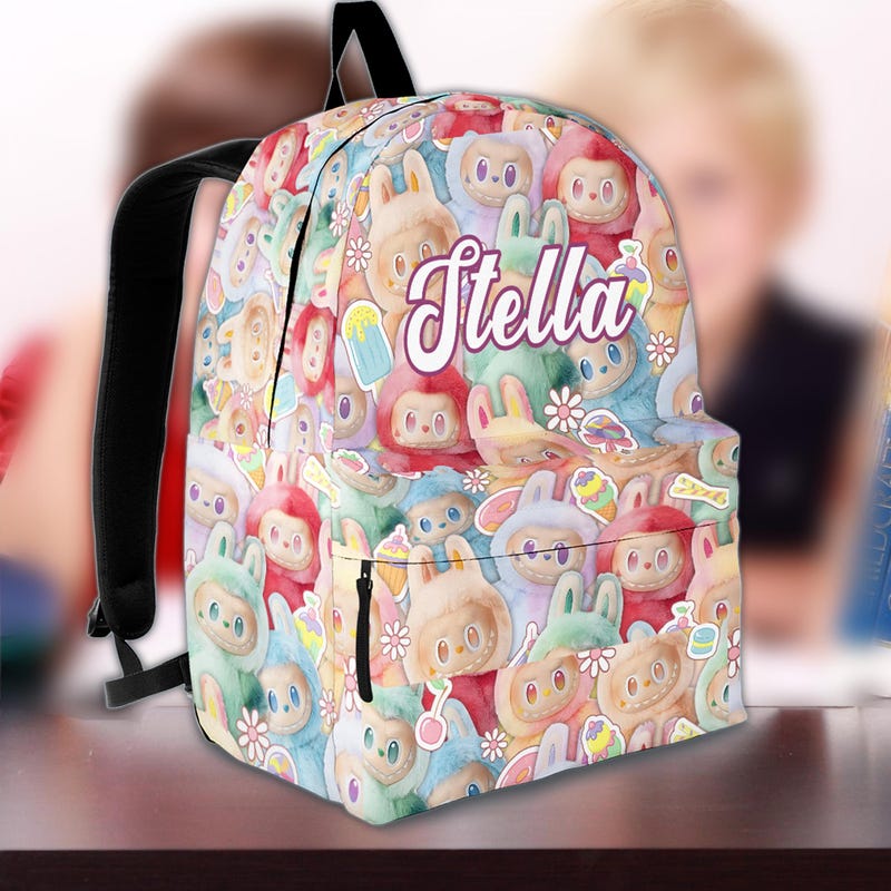 Big Labubu on Backpack - Etsy