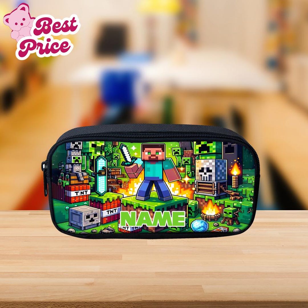 Cartoon Character Pencil Case 2 Type - Single Layer/ Double Layer, Back ...