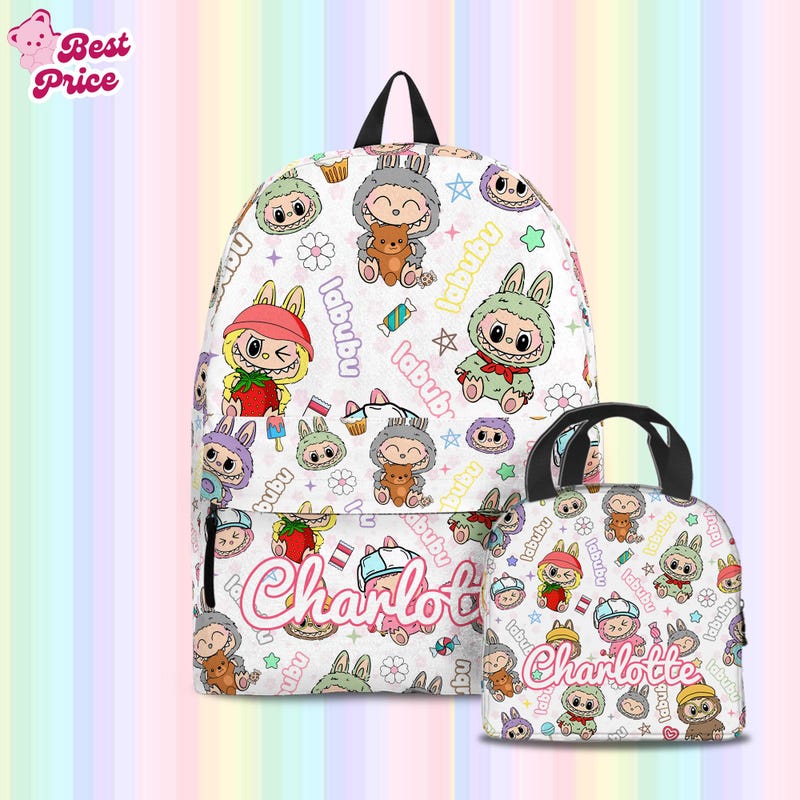 Labubu School Backpack - Etsy