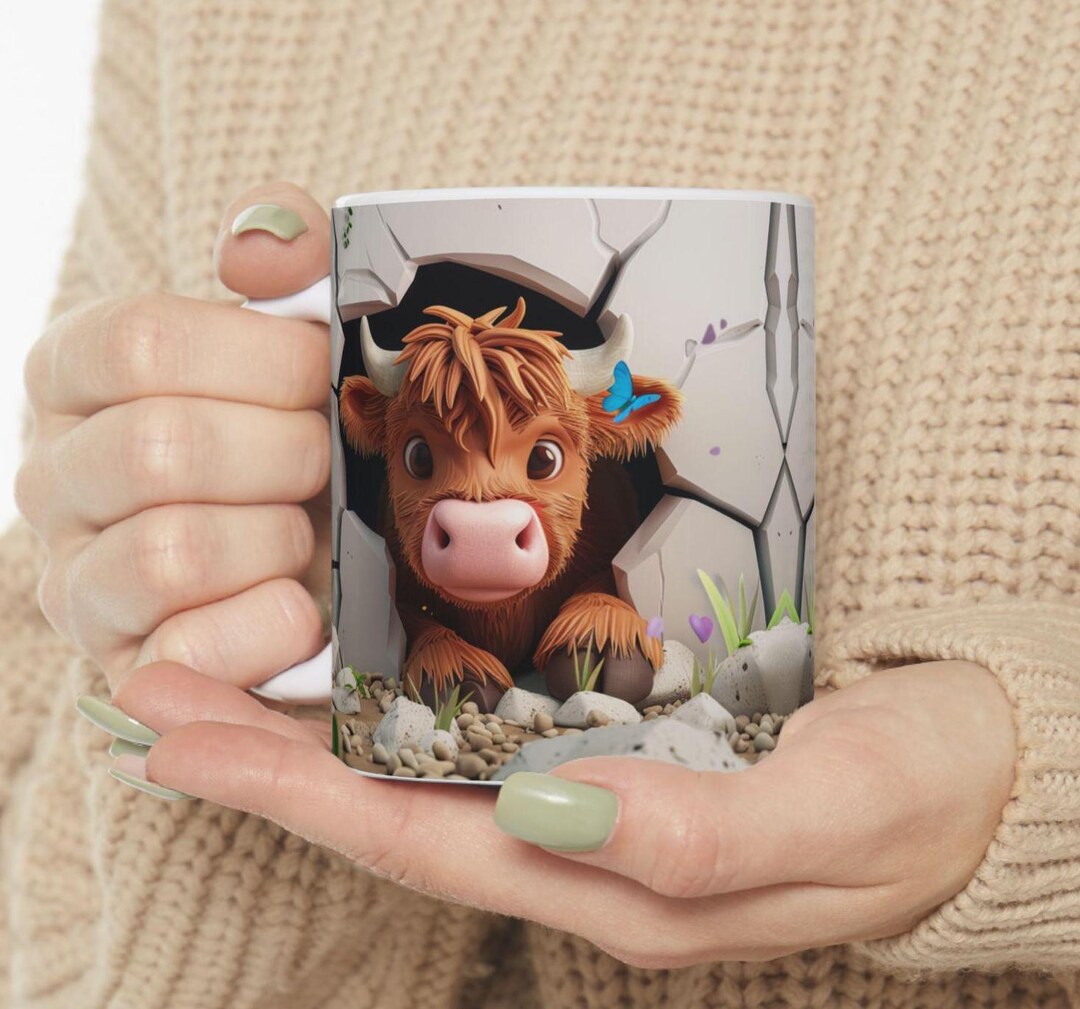 Animal Mug Cute Zoo Wildlife Coffee Cup, Unique Safari Animal Tea Mug ...