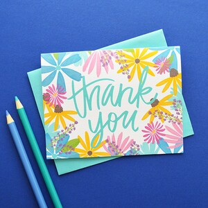 Thank You, Watercolor Flowers, Thank You Card, Floral, Flowers, Garden ...