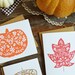 Hello Pumpkin, Fall is Here, Happy Fall Seasonal Folded Note Cards ...