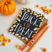 Trick or Treat Happy Halloween seasonal Folded Note Cards | Etsy