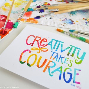 Creativity Takes Courage, Live a Creative Life, Creativity, Makers ...