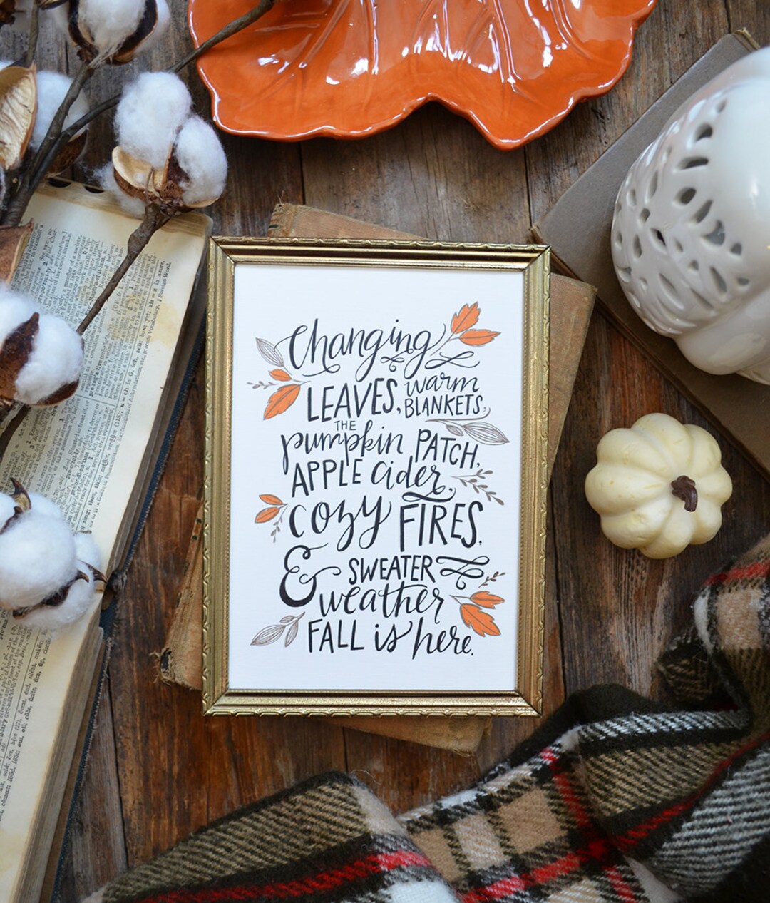 ON SALE Fall is Here, Fall is My Favorite, Happy Fall, Hello Autumn ...