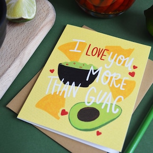 Happy Valentine's Day, Galentine Valentine, I Love You More Than Guac ...