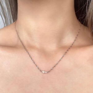 MINI Side Cross Necklace 【hypoallergenic】【resistant to Rust】【hawaiian ...