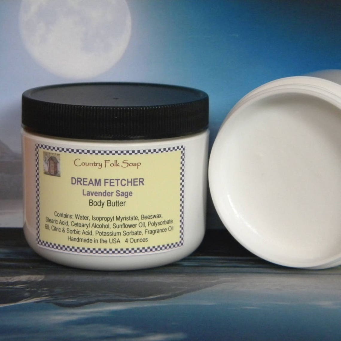 Body Butter 4 Oz, Natural Body Butter, Homemade Body Butter, Unscented ...