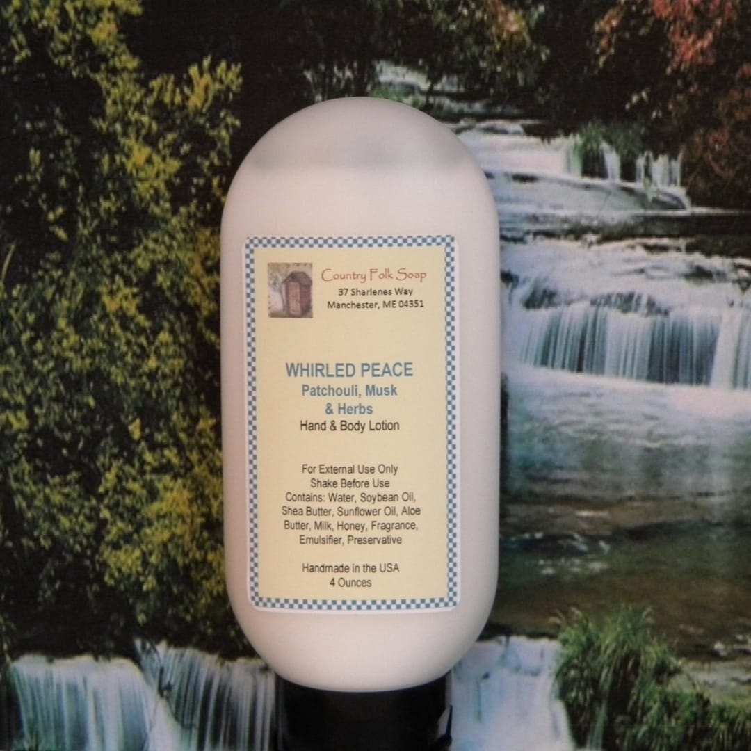WHIRLED PEACE Patchouli Hand Lotion, Handmade Patchouli Scented Body ...