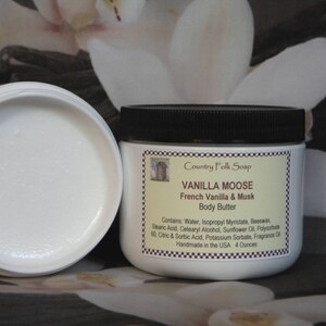 VANILLA MOOSE Lotion, Vanilla Lotion, Vanilla Body Lotion, Vanilla Hand ...