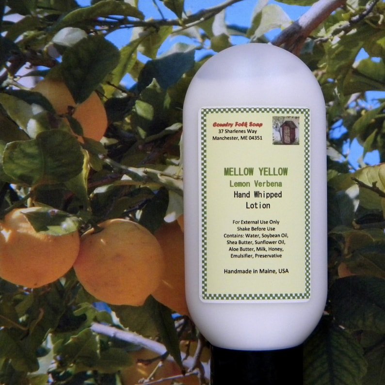 Lemon Verbena Lotion, MELLOW YELLOW, Lemon Verbena Body Lotion, Lemon ...