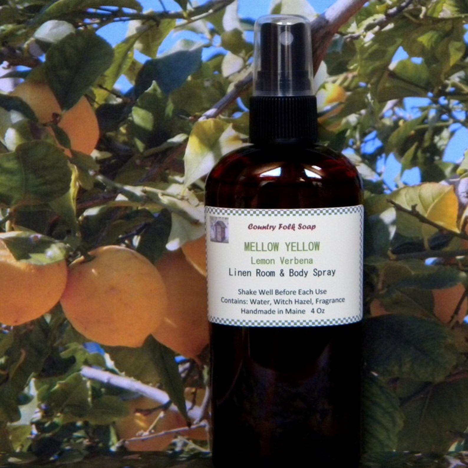 Lemon Verbena Body Mist Spray MELLOW YELLOW, Lemon Verbena Home Room ...