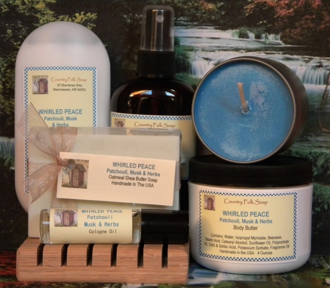WHIRLED PEACE Patchouli Hand Lotion, Handmade Patchouli Scented Body ...