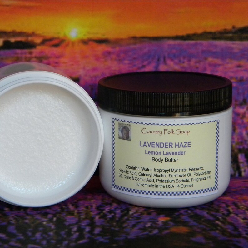 LAVENDER HAZE Lemon Lavender Scented Soap Lotion Perfume Candle Gift ...