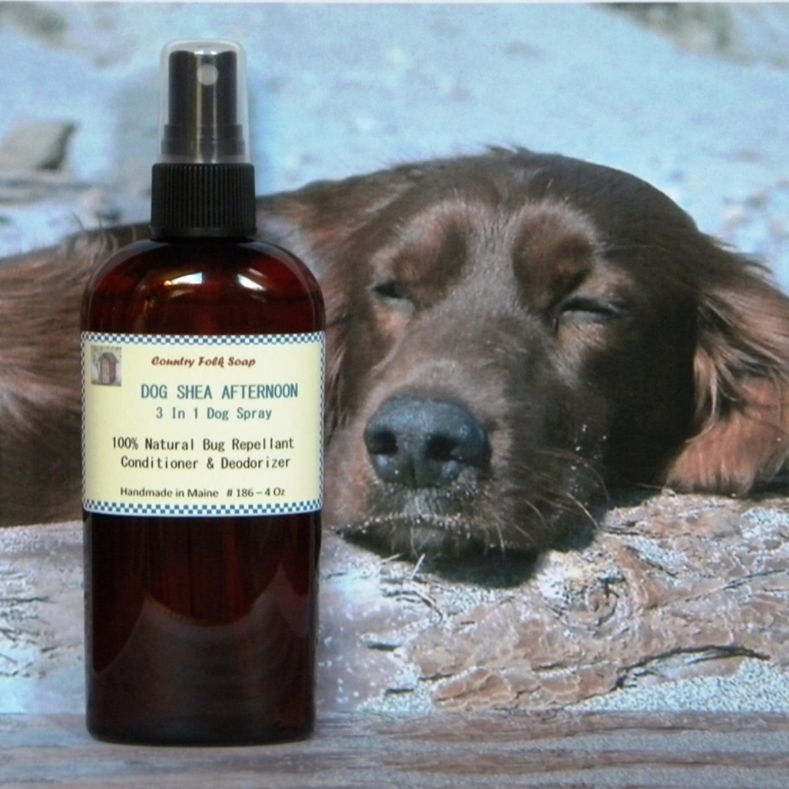 Dog Spray DOG SHEA AFTERNOON, Pet Grooming Spray, Dog Deodorizer, Bug ...