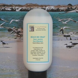 BEACH BE CRAZY Body Spray Sand, Jasmine, Sea & Mandarin, Natural Body ...