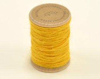 Burlap Twine 30 Yards on Wooden Spool Cream Color Jute | Etsy