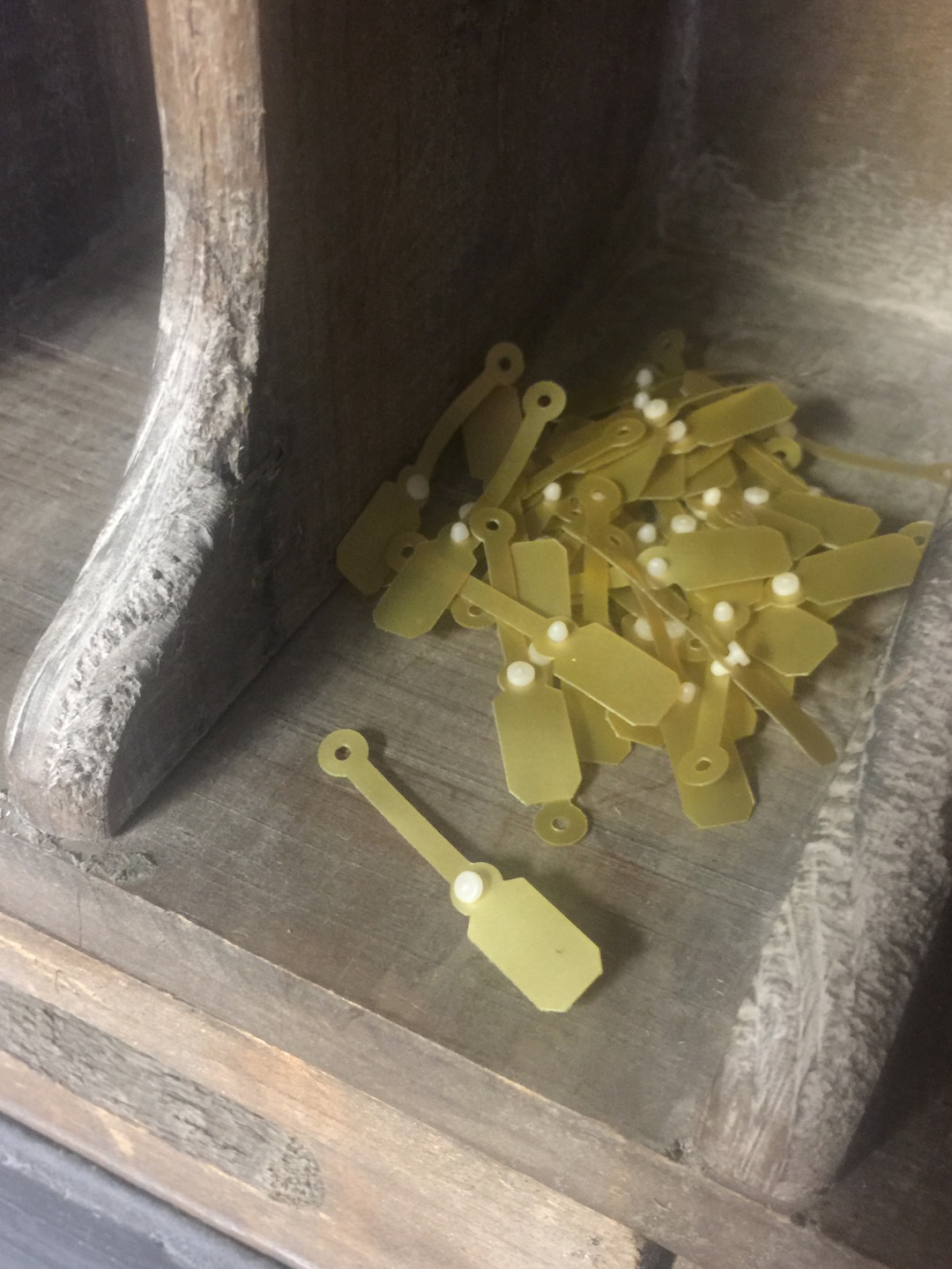 Tags - Button-secure Jewelry Price Display 5/8 Inch in Gold, White ...