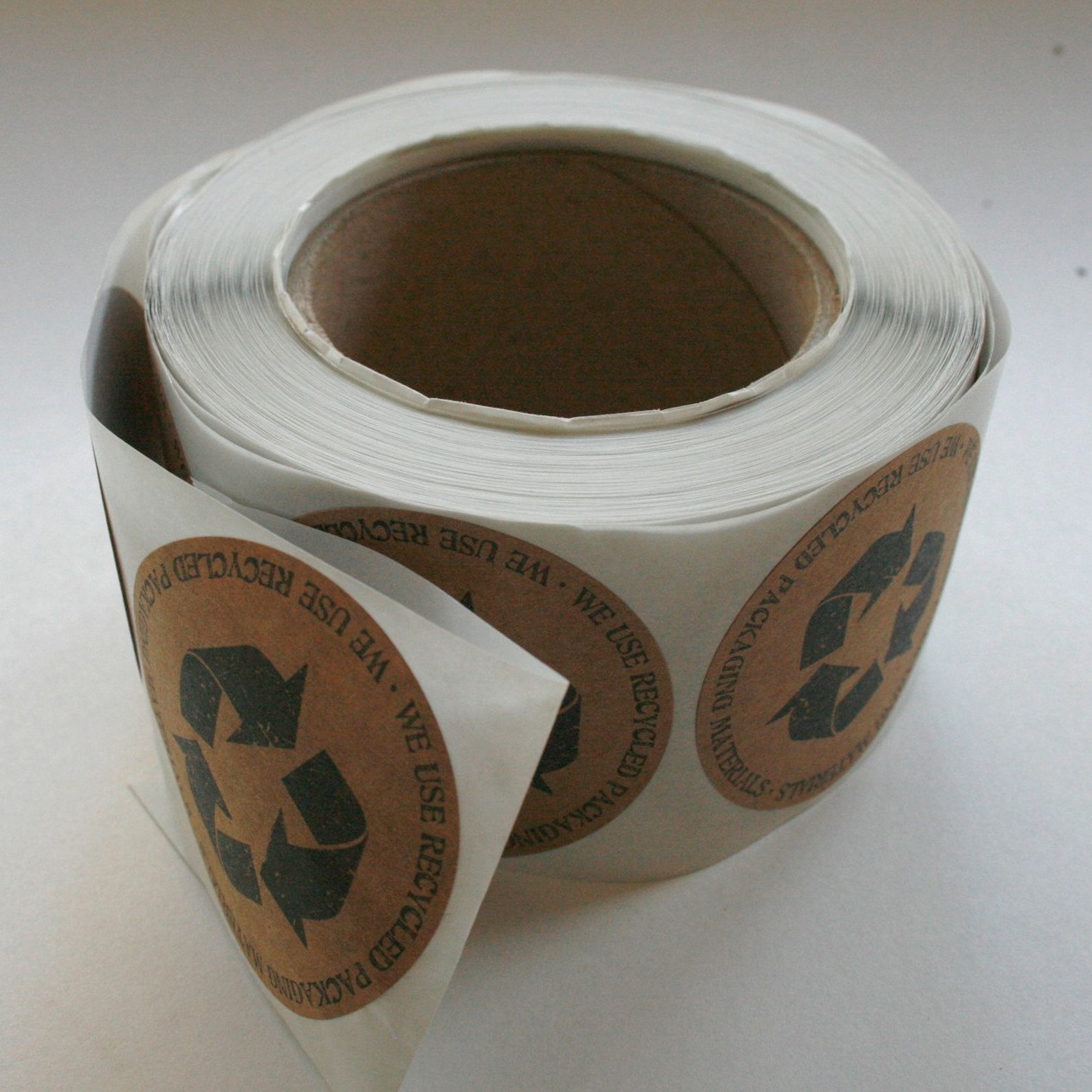 QTY 100 Recycled Packaging Sticker Let Your Customers Know - Etsy
