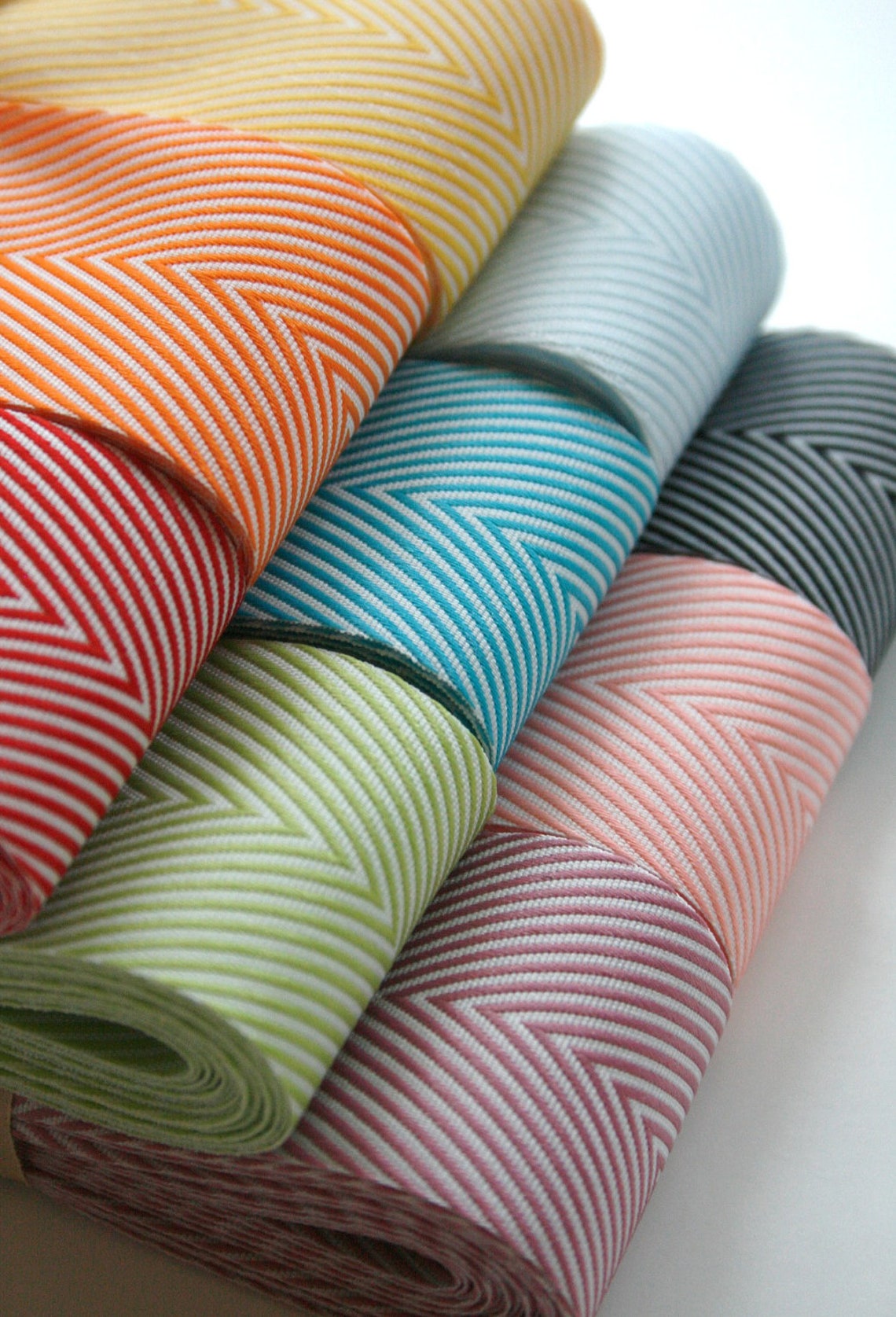 Chevron Twill Herringbone Ribbon - All Nine Colors - 1.5 Inch Width ...