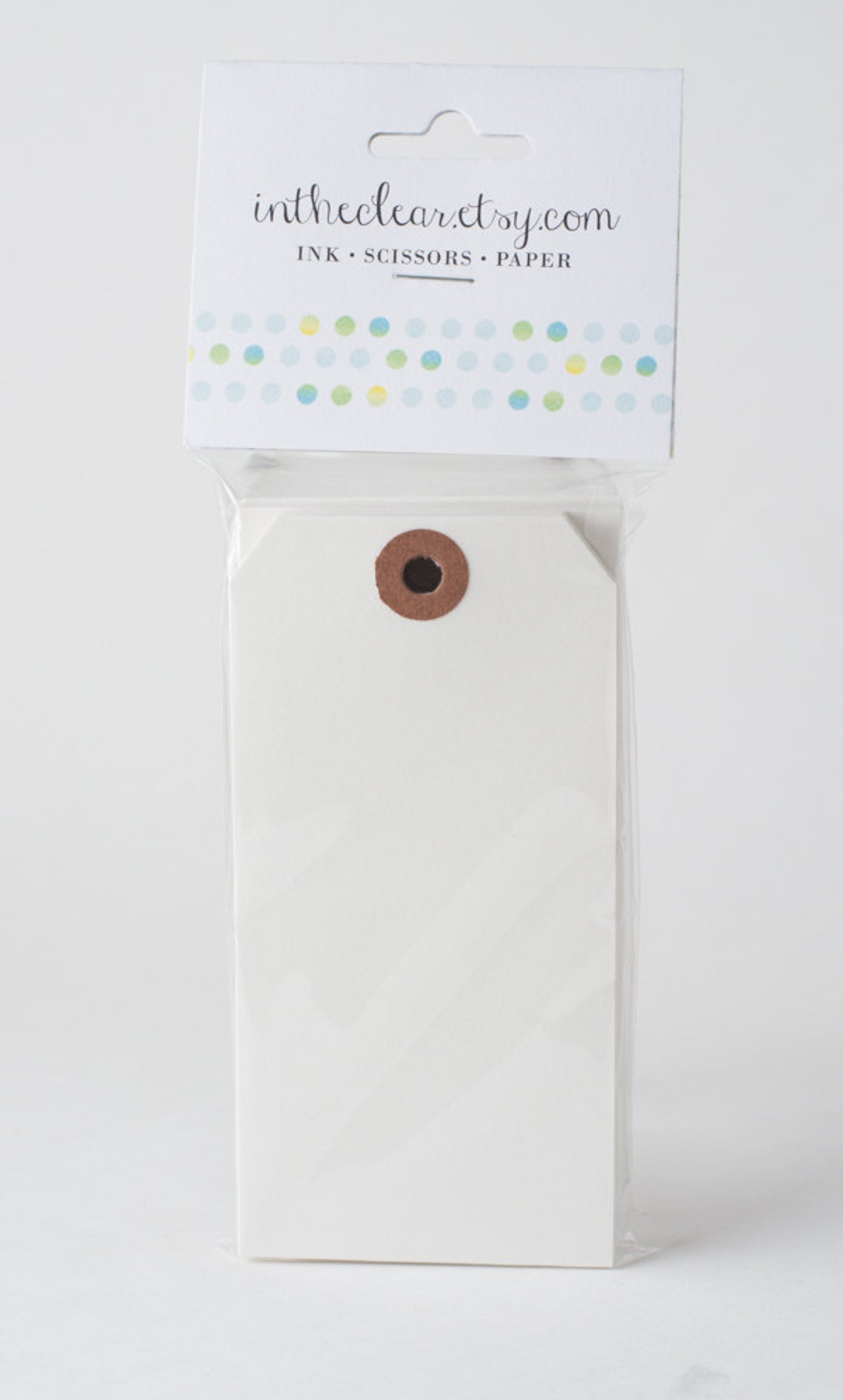 Large Shipping Paper Tags BLANK White Hang Tags Reinforced - Etsy
