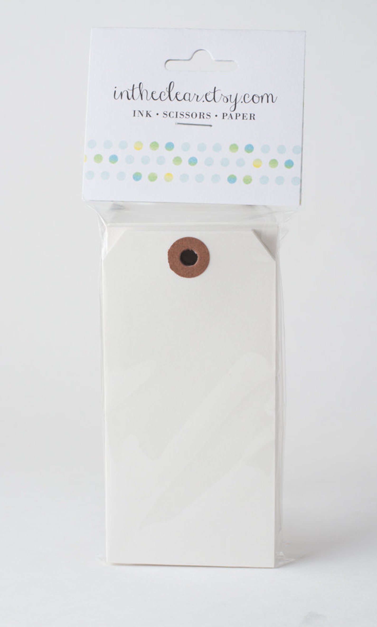 Large Shipping Paper Tags BLANK White Hang Tags Reinforced - Etsy