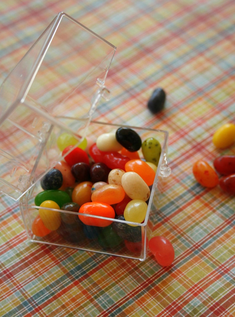 2 Inch Square Clear Polystyrene Boxes Favors or Parties or - Etsy