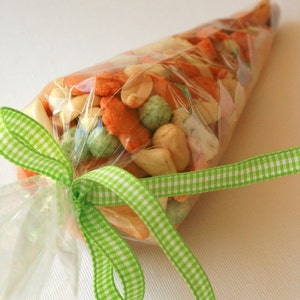 QTY 100 Ultra Clear Large Cone Shaped Bags 1.2 Mil Thickness - Etsy
