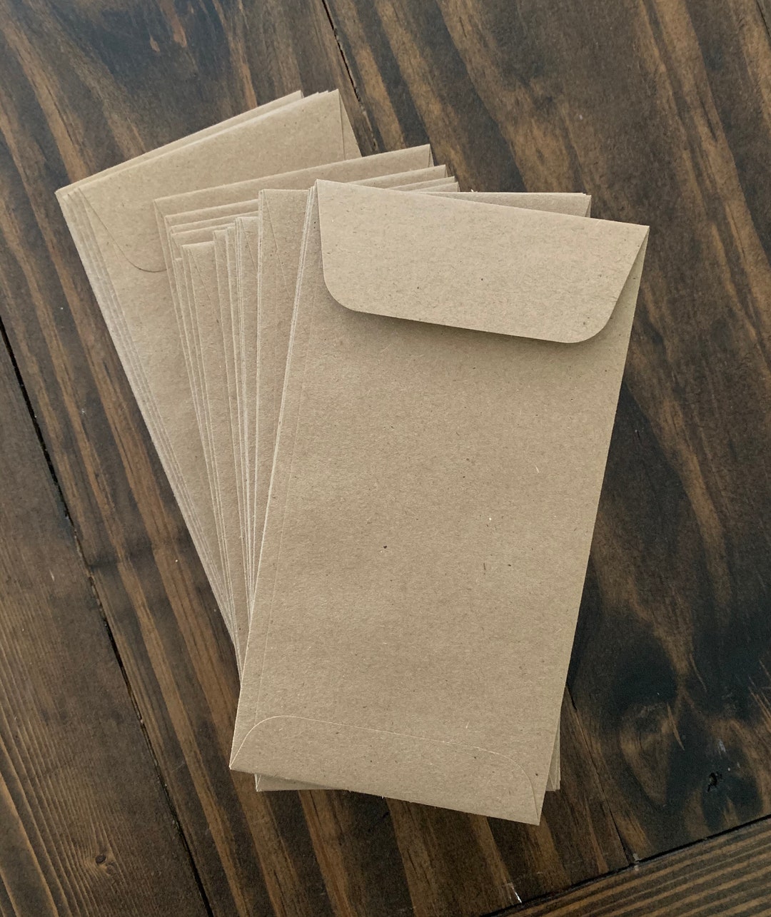 Seed Packet Envelopes - Brown Kraft Grocery Bag Self Seal Envelopes 3.5 ...