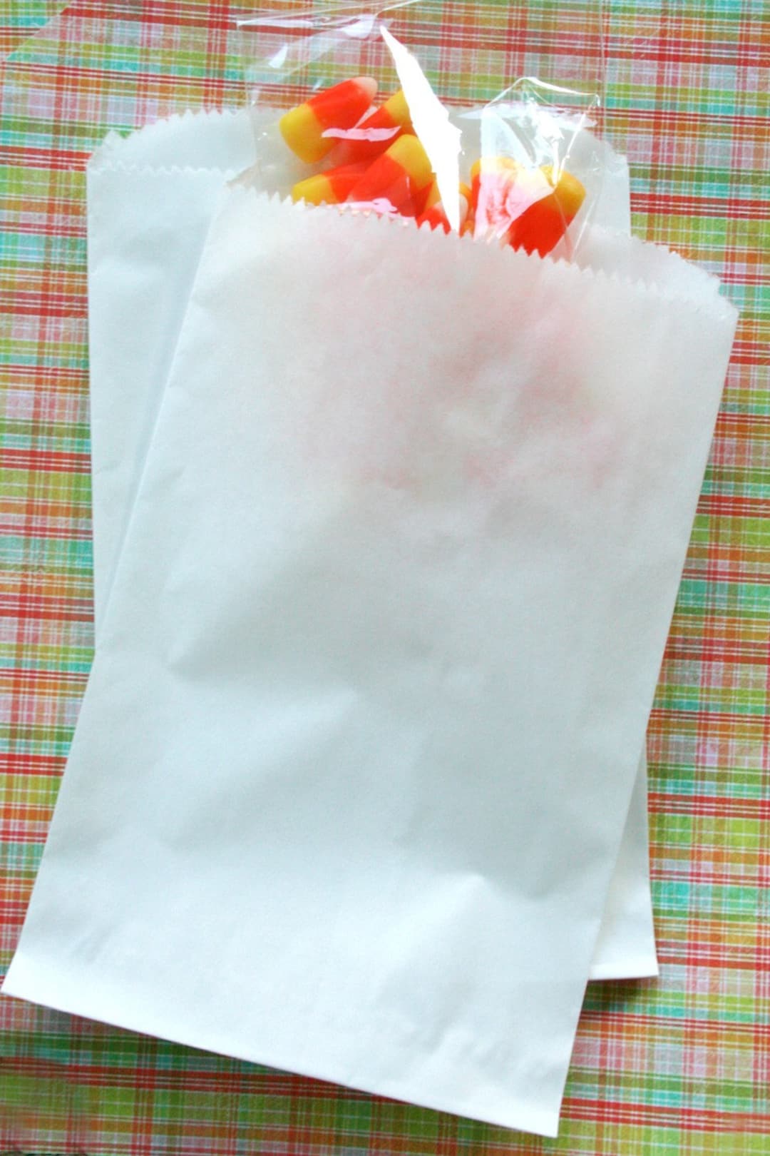 Choose Your Quantity - White Kraft Flat Merchandise Bags - 6.25 X 9.25 ...