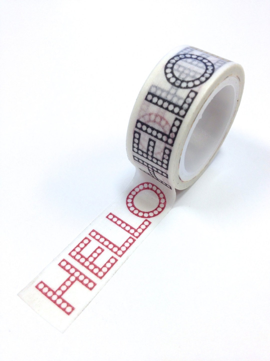 Washi Tape - 15mm - HELLO - Deco Paper Tape No. 1140 - Etsy