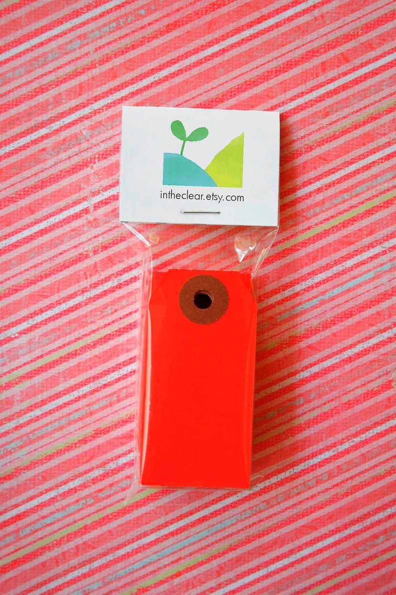Mini Shipping Paper Tags - Sixteen Colors Available - 1.375 X 2.75 ...