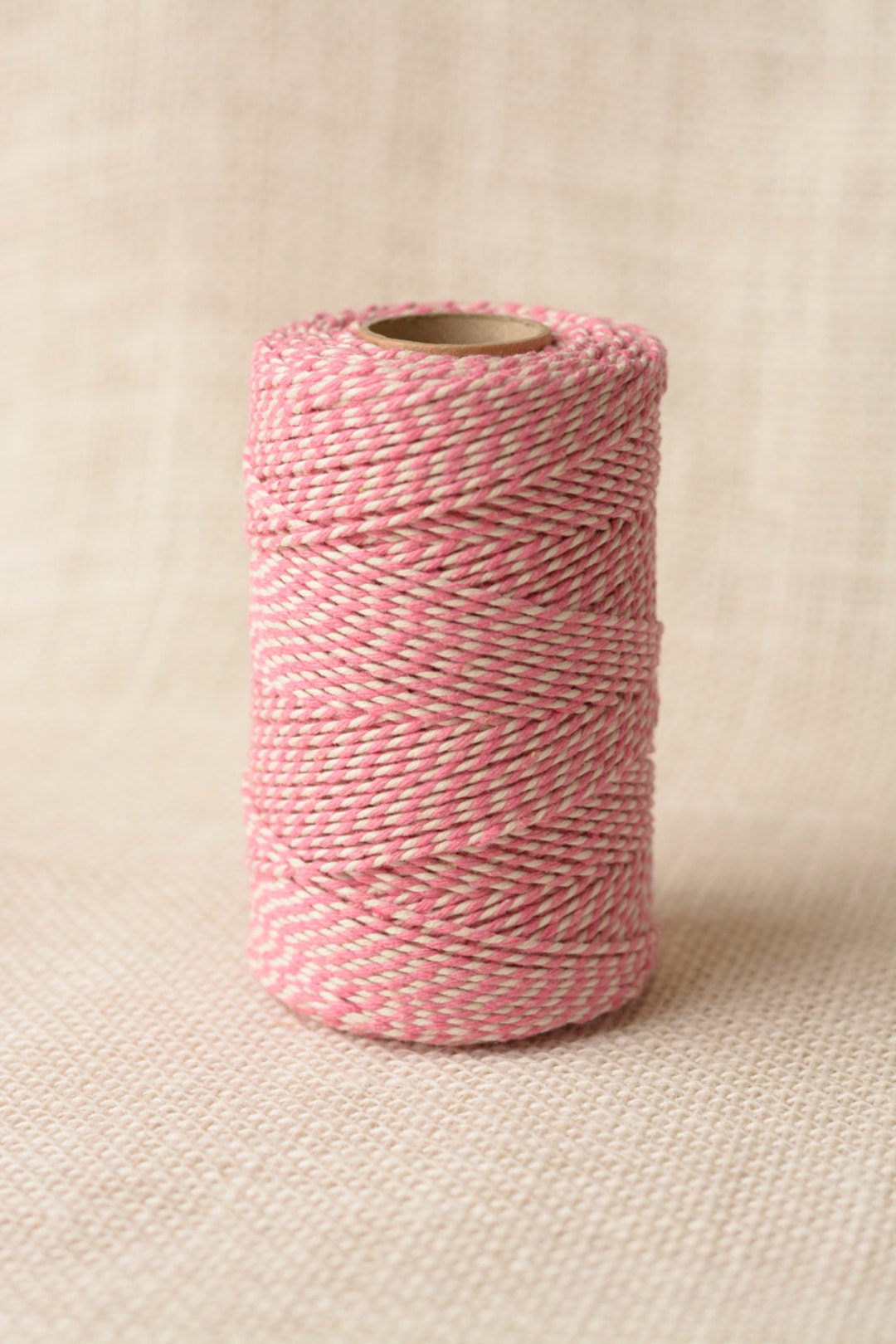 Full Spool Heavy Twine - 100 Yards - Rose Pink - 10 Ply Heavy Cotton ...