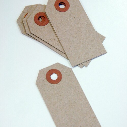 Large Shipping Paper Tags Natural Brown Kraft Hang Tags - Etsy