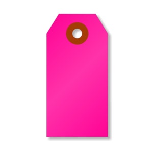 Mini Shipping Paper Tags - Sixteen Colors Available - 1.375 X 2.75 ...