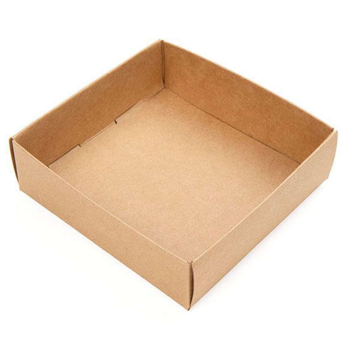 Kraft Paper Bottom Box Set of 10 Clear Slide Top 4 | Etsy