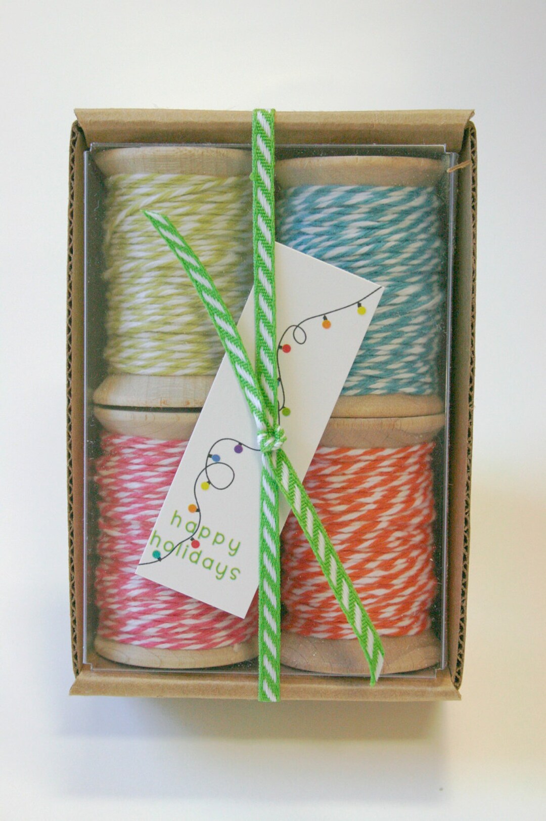 Twine Gift Set - Stocking Stuffer - 80 Yards Designer Twine in Gift Box ...