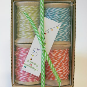 Twine Gift Set - Stocking Stuffer - 80 Yards Designer Twine in Gift Box ...