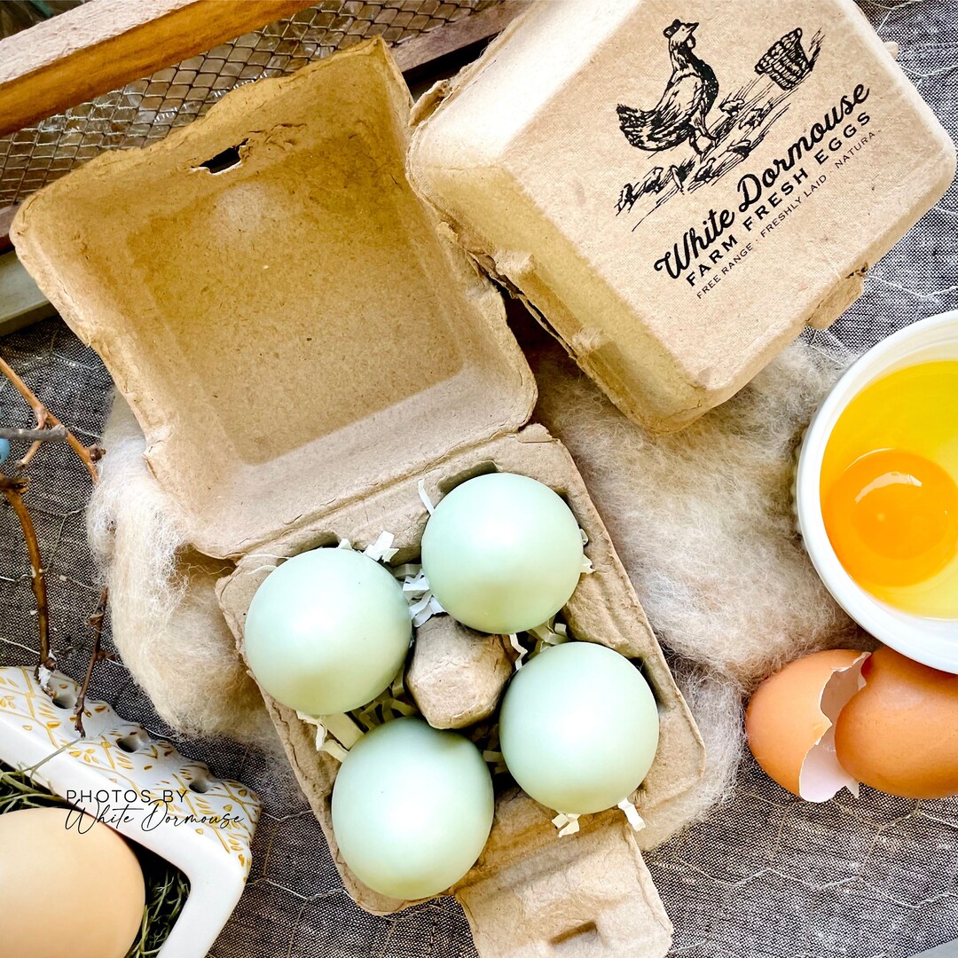 Printed Egg Cartons - Natural or Multi Color - Heavy Pulp 6-egg ...