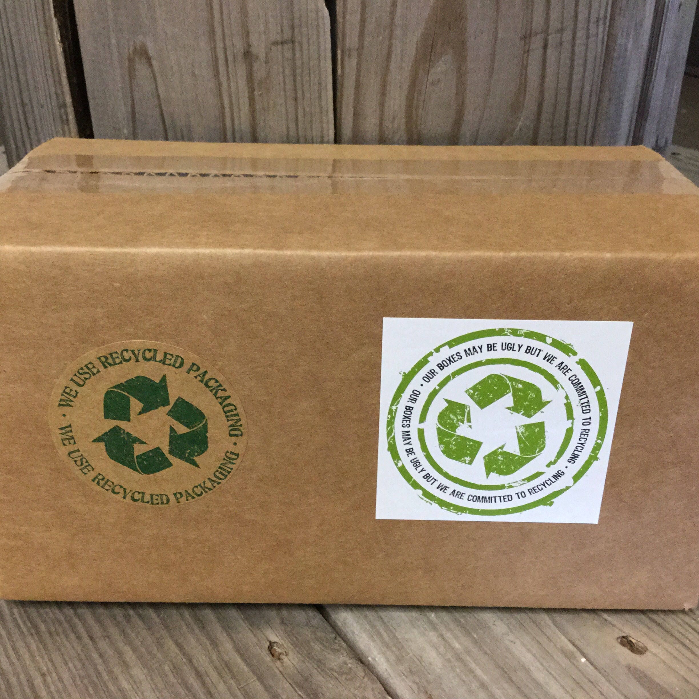 Free U.S. Shipping Recycled Packaging Sticker Let | Etsy