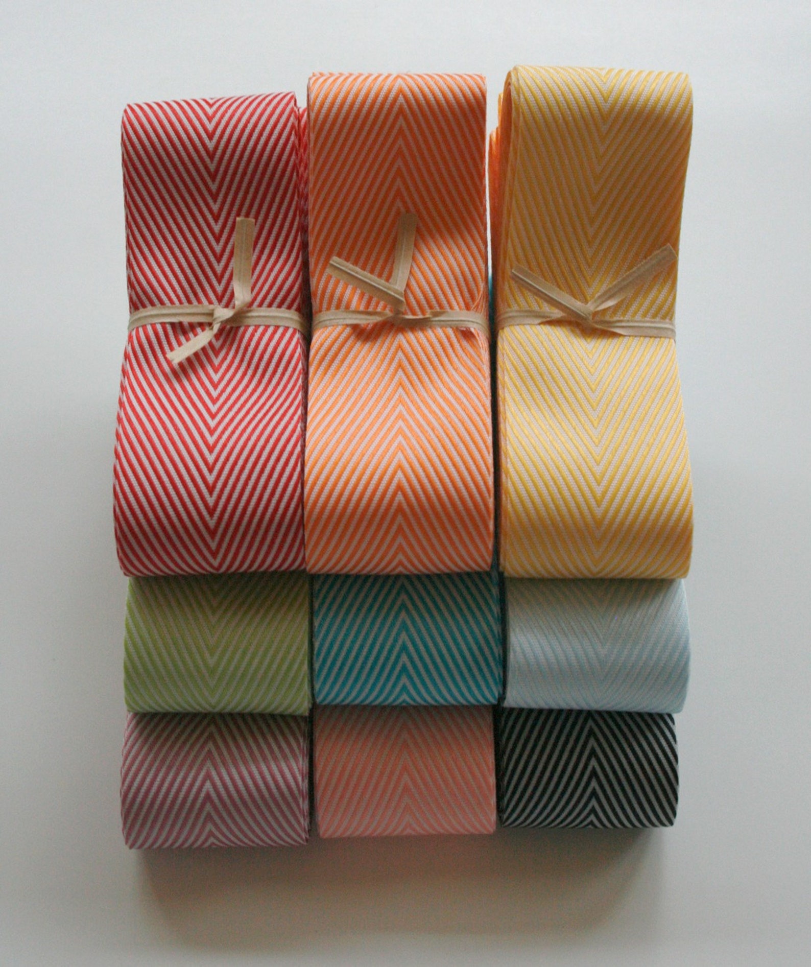 Chevron Twill Herringbone Ribbon - All Nine Colors - 1.5 Inch Width ...