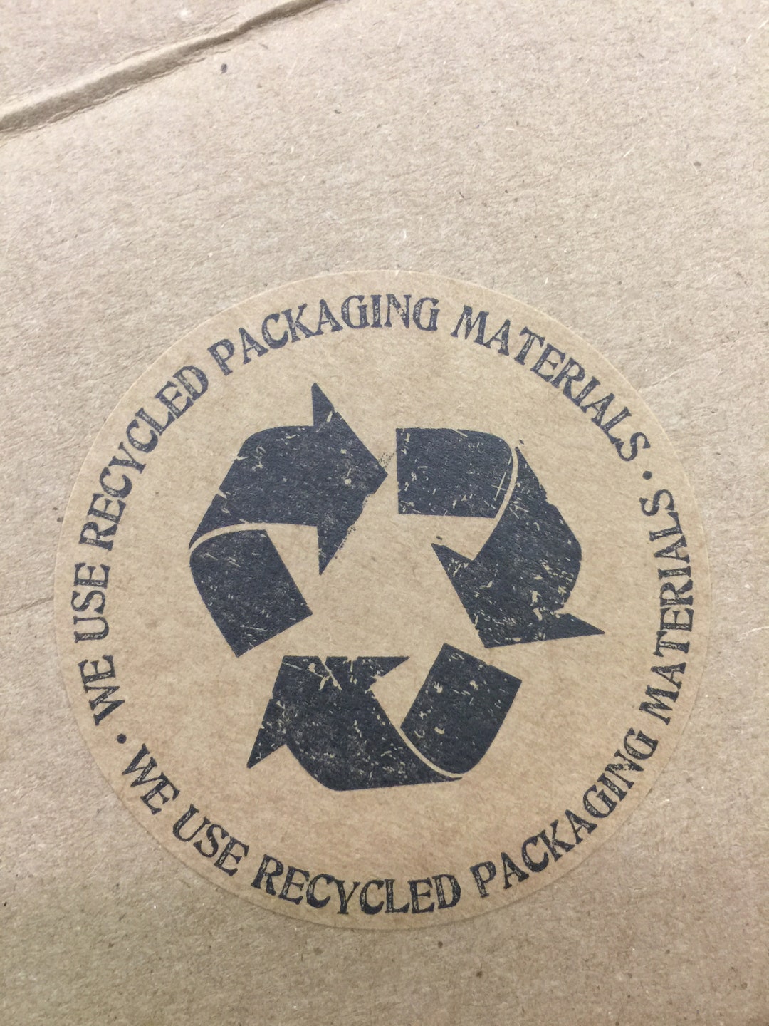 Free U.S. Shipping Recycled Packaging Sticker Let Customers Know You ...