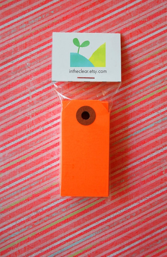 Mini Shipping Paper Tags Sixteen Colors Available 1.375 X | Etsy