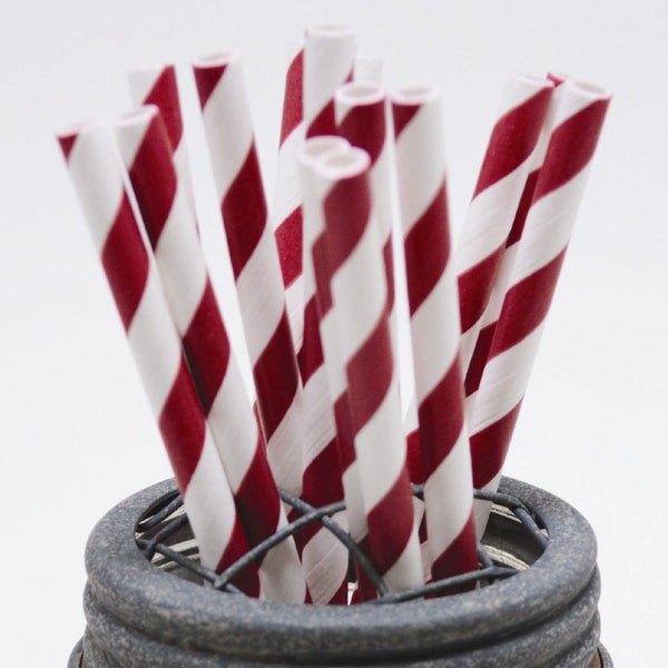 Striped Straws - Etsy