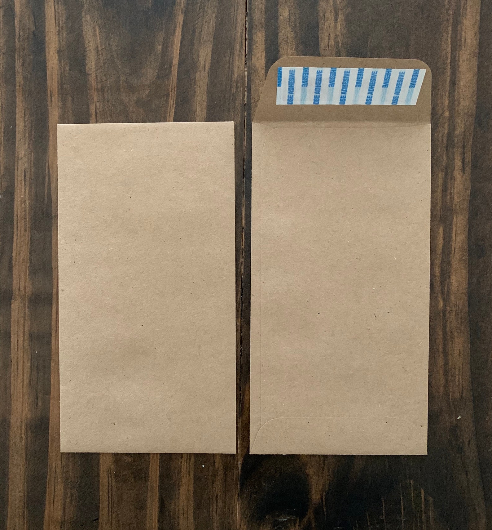 Seed Packet Envelopes - Brown Kraft Grocery Bag Self Seal Envelopes 3.5 ...